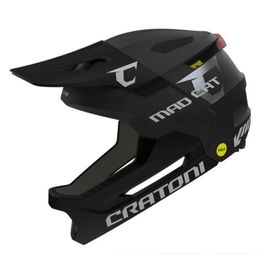 Cratoni MTB-Kinder-/Jugendhelm Madcat Mips, black matt