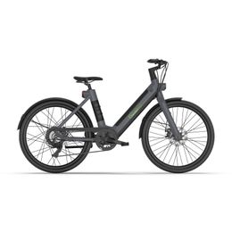 SachsenRAD [Refurbished] xbird Urban E-City -Bike C6F Connect dunkelgrau 26 Zoll
