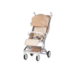 Chipolino Kinderwagen Buggy Pocket klappbar Korb Frontb&uuml;gel Sonnendach bis 22 kg beige