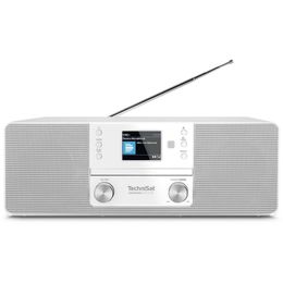Technisat DIGITRADIO 370 CD BT DAB+/UKW-Radio, CD-Player & Bluetooth wei&szlig;