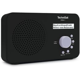 Technisat VIOLA 2 tragbares 1 Watt DAB+ Radio mit LC-Display schwarz