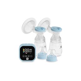 Lorelli Doppelmilchpumpe Eva elektrisch Fassungsverm&ouml;gen 180ml USB-Kabel Timer blau