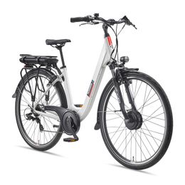 Telefunken E-Bike Damen 28 Zoll, Elektrofahrrad Frontmotor, 7-Gang Shimano Kettenschaltung, V-Bremsen - RC826 Multitalent