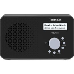 Technisat VIOLA 200 tragbares DAB+ Radio (UKW, Kopfh&ouml;reranschluss, 1 Watt) schwarz