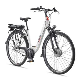 Telefunken E-Bike Damen 28 Zoll, Elektrofahrrad Frontmotor, 3-Gang Nabenschaltung, V-Bremsen - RC836 Multitalent