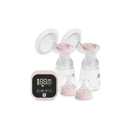 Lorelli Doppelmilchpumpe Eva elektrisch Fassungsverm&ouml;gen 180ml USB-Kabel Timer rosa