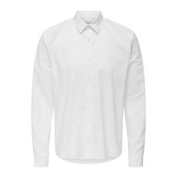 Only & Sons Only & Sons Button Up Shirt 'ONSALVARO' male White size XL