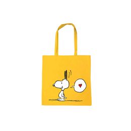 logoshirt Henkeltasche 'Peanuts - Snoopy in Love' Damen Gr&ouml;&szlig;e One Size gelb