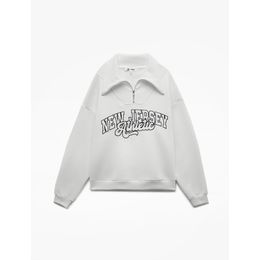 KOTON Sweatshirt Damen Gr&ouml;&szlig;e M schwarz / offwhite