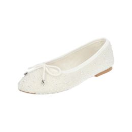 Steve Madden Ballerina Damen Gr&ouml;&szlig;e 39 wei&szlig;