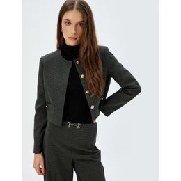 KOTON Blazer Damen Gr&ouml;&szlig;e 34 anthrazit
