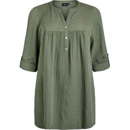 ZIZZI Bluse 'Cavivu' Damen Gr&ouml;&szlig;e XL/XXL oliv