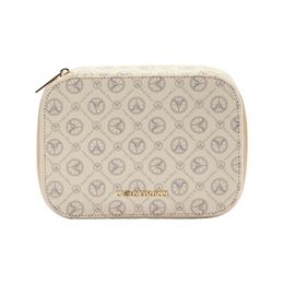Carlo Colucci Kulturtasche ' Cracogna ' Damen Gr&ouml;&szlig;e XS/XL creme / gold / grau