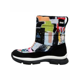 DOGO Snowboots 'Nortia - The Nice Mice' Damen Gr&ouml;&szlig;e 39 schwarz Winterschuhe