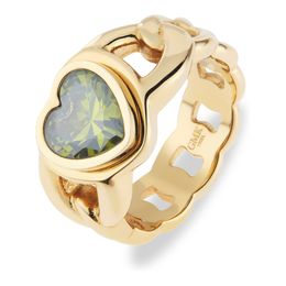 Guido Maria Kretschmer Jewellery Ring Damen Gr&ouml;&szlig;e 60 gold / grasgr&uuml;n