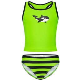 Beco The World Of Aquasports Tankini M&auml;dchen Gr&ouml;&szlig;e 116 neongr&uuml;n / schwarz / wei&szlig;