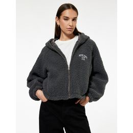 KOTON Jacke Damen Gr&ouml;&szlig;e M/L anthrazit / wei&szlig;