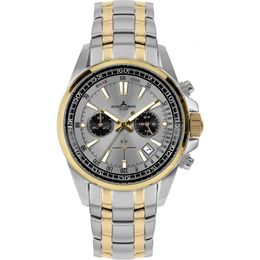 Jacques Lemans Analoguhr Herren Gr&ouml;&szlig;e One Size gold / schwarz / silber