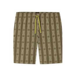 Schiesser Pyjamashorts ' Mix & Relax ' Herren Gr&ouml;&szlig;e XXL beige / oliv