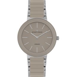 Jacques Lemans Uhr Damen Gr&ouml;&szlig;e One Size beige / silber