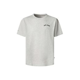 Pepe Jeans T-Shirt 'Gideon' Herren Gr&ouml;&szlig;e XS hellgrau / schwarz