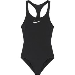 Nike Swim Sportbadeanzug M&auml;dchen Gr&ouml;&szlig;e 128/138 schwarz / wei&szlig;