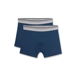 Sanetta Boxershorts Jungen Gr&ouml;&szlig;e 164 dunkelblau / grau / schwarz