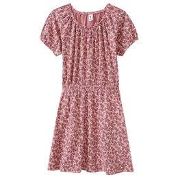 Yigga M&auml;dchen Kleid mit Blumen allover