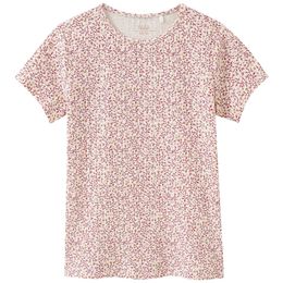 Yigga M&auml;dchen T-Shirt mit floralem Allover-Motiv