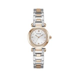 Guess Analoguhr 'GINGER' Damen Gr&ouml;&szlig;e One Size gold / silber