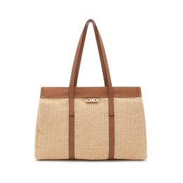 L.Credi Shopper 'Rosalie' Damen Gr&ouml;&szlig;e One Size beige / cognac
