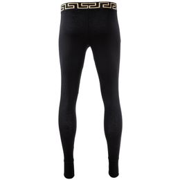 Versace Lange Unterhose Herren Gr&ouml;&szlig;e XL gelb / schwarz
