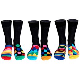 United Oddsocks Socken Herren Gr&ouml;&szlig;e 39/46 mischfarben / schwarz