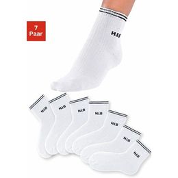 H.I.S. H.I.S Kurzsocken 'Damen Vollfrottee Socken mit Rippstruktur' wei&szlig; Gr. 39-42 f&uuml;r Damen. Elastisch. Nachhaltig.