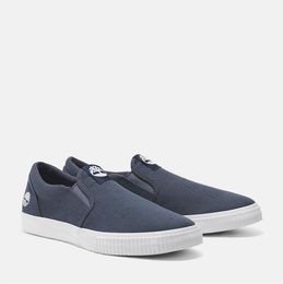 Sneaker Timberland "MYLO BAY LOW SLIP ON SNEAKER", Herren, Gr. 43,5 (9,5), blau (dk blu texti), Textil, Schuhe Sneaker