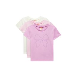 KOTON T-Shirt M&auml;dchen Gr&ouml;&szlig;e 98/104 lila / rosa / wei&szlig;