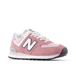 Sneaker New Balance "574", Herren, Gr. 44, nb 102 wei&szlig;, Leder, Synthetik, Textil, Schuhe Sneaker