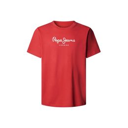 Pepe Jeans T-Shirt 'Eggo N' Herren Gr&ouml;&szlig;e XXL rot / wei&szlig;