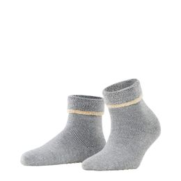 Haussocken Esprit "Cozy", Damen, Gr. 35-38, middle grau melange, Materialmix, normal, Socken Haussocken, mit verst&auml;rkten Belastungszonen atmungsaktiv, geruchshemmend
