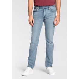 Levi's Slim-fit-Jeans LEVI'S "511 SLIM", Herren, Gr. 36, L&auml;nge 30, blau (call it off), Denim/Jeans, Obermaterial: 99% Baumwolle, 1% Elasthan, skinny fit kn&ouml;chellang, Jeans Slim-fit-Jeans, mit Stretch