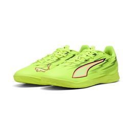 Fu&szlig;ballschuh Puma "ULTRA 6 PLAY IT", Gr. 42, gelb alert, Puma schwarz, glowing rot, lime squeeze, Synthetik, Schuhe Fu&szlig;ballschuh, f&uuml;r Halle und Stra&szlig;e, mit sportlichem Stil, mit Textil-Innenmaterial