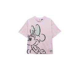 KOTON T-Shirt M&auml;dchen Gr&ouml;&szlig;e 116/122 pastellgr&uuml;n / ros&eacute; / schwarz