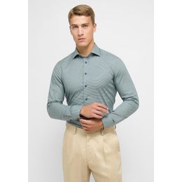 Langarmhemd Eterna "SLIM FIT", Herren, Gr. 38, Normalgr&ouml;&szlig;en, salbeigr&uuml;n, 100% Baumwolle, schmal, Manschette, Hemden Langarmhemd, NON IRON (b&uuml;gelfrei)