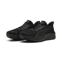 Laufschuh Puma "DARTER PRO 2", Gr. 47, Puma schwarz, flat schwarz gray, Schuhe Laufschuh, mit ProFoam D&auml;mpfungstechnologie, leichtes Textil-Obermaterial