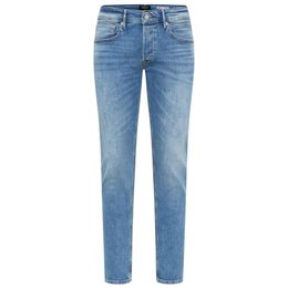 Straight-Jeans Replay "WILLBI", Damen, Gr. 32, L&auml;nge 32, medium blau, Denim/Jeans, Obermaterial: 99% Baumwolle, 1% Elasthan, Basic, regular fit normal, Jeans Straight-Jeans, im Regular Fit