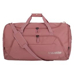 Reisetasche Travelite "KICK OFF, verschiedene Gr&ouml;&szlig;en und Farben", Damen, Gr. B/H/T: 70cm x 40cm x 43cm, rosa (rose), Polyester, unifarben, Taschen Reisetasche, Reisegep&auml;ck Sporttasche Freizeittasche mit Aufsteckfunktion