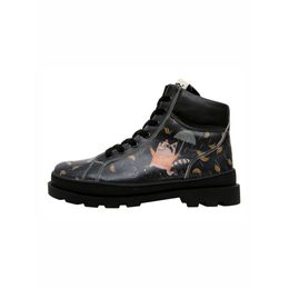 DOGO Schn&uuml;rstiefel 'Adriana - Rain Waters My Soul' Damen Gr&ouml;&szlig;e 39 schwarz Winterschuhe
