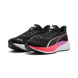 Laufschuh Puma "DARTER PRO 2", Gr. 37,5, Puma schwarz, pure pink, electric orchid, Textil, Schuhe Laufschuh, mit ProFoam D&auml;mpfungstechnologie, leichtes Textil-Obermaterial, Topseller