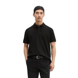Marc O'Polo Poloshirt MARC O'POLO, Herren, Gr. M (50), schwarz, Piqu&eacute;, Obermaterial: 100% Baumwolle, regular fit h&uuml;ftlang, Flachstrickb&uuml;ndchen, Shirts Poloshirt, mit dezenter Logostickerei