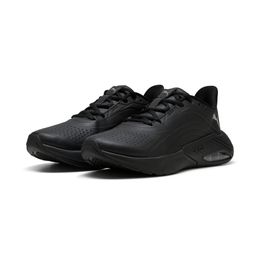 Sneaker Puma "X-CELL NOVA CAT SL WNS", Damen, Gr. 38,5, Puma schwarz, Puma silber, Synthetik, Schuhe Sneaker, federleichtes Design, reaktionsf&auml;hige D&auml;mpfung